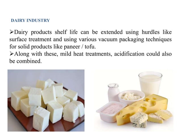 HURDLE TECHNOLOGY IN FOOD INDUSTRY | PPTX | Chemistry | Science