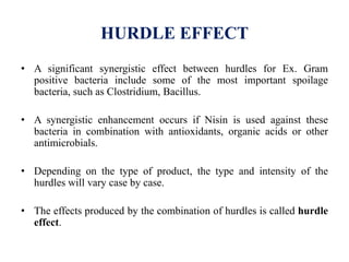 HURDLE TECHNOLOGY IN FOOD INDUSTRY | PPTX