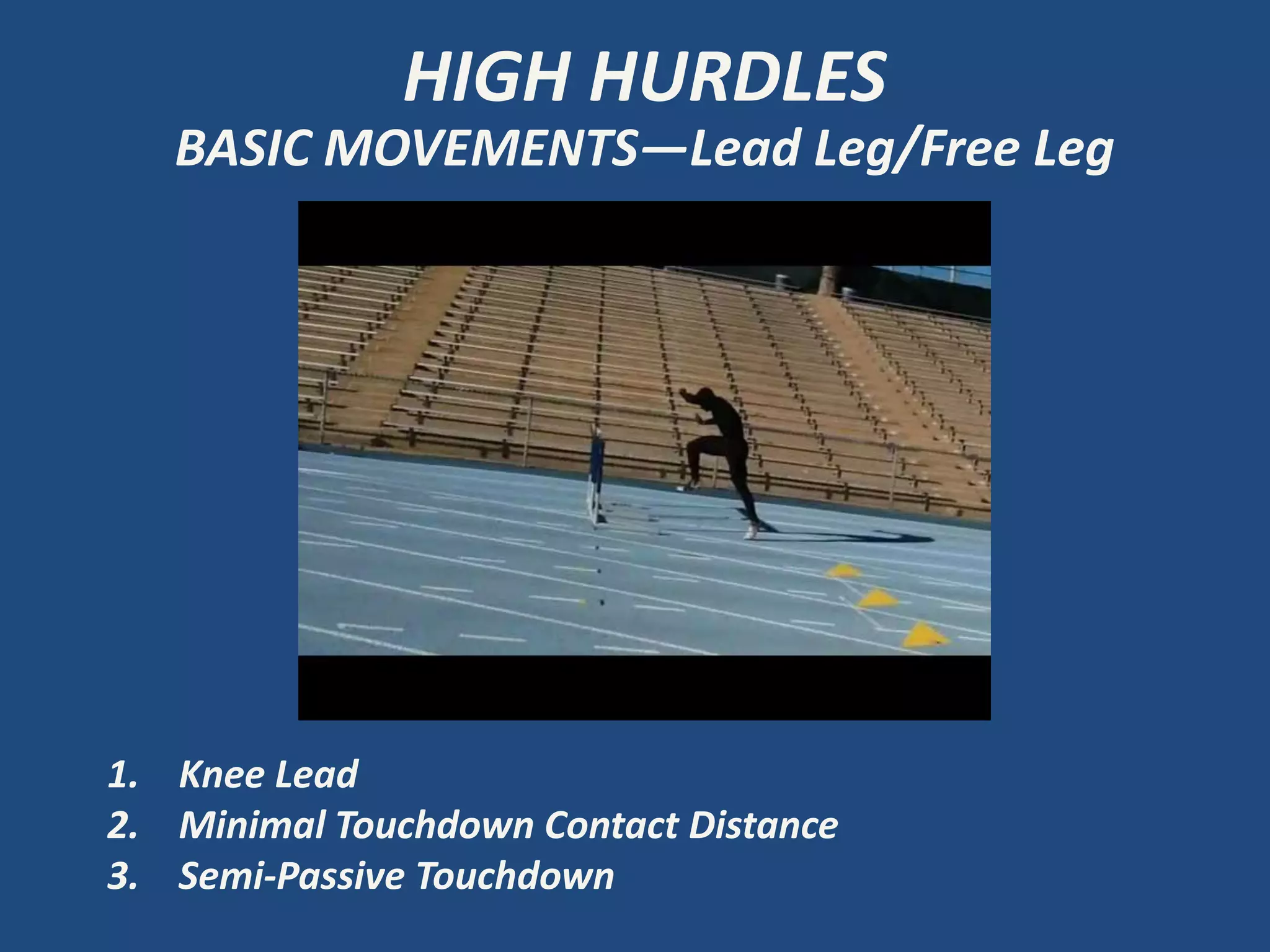 Hurdle technique and training NCCA Clinic 14 | PPTX