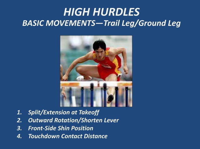 Hurdle technique and training NCCA Clinic 14 | PPT