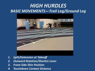 Hurdle technique and training NCCA Clinic 14 | PPTX | Track and Field ...