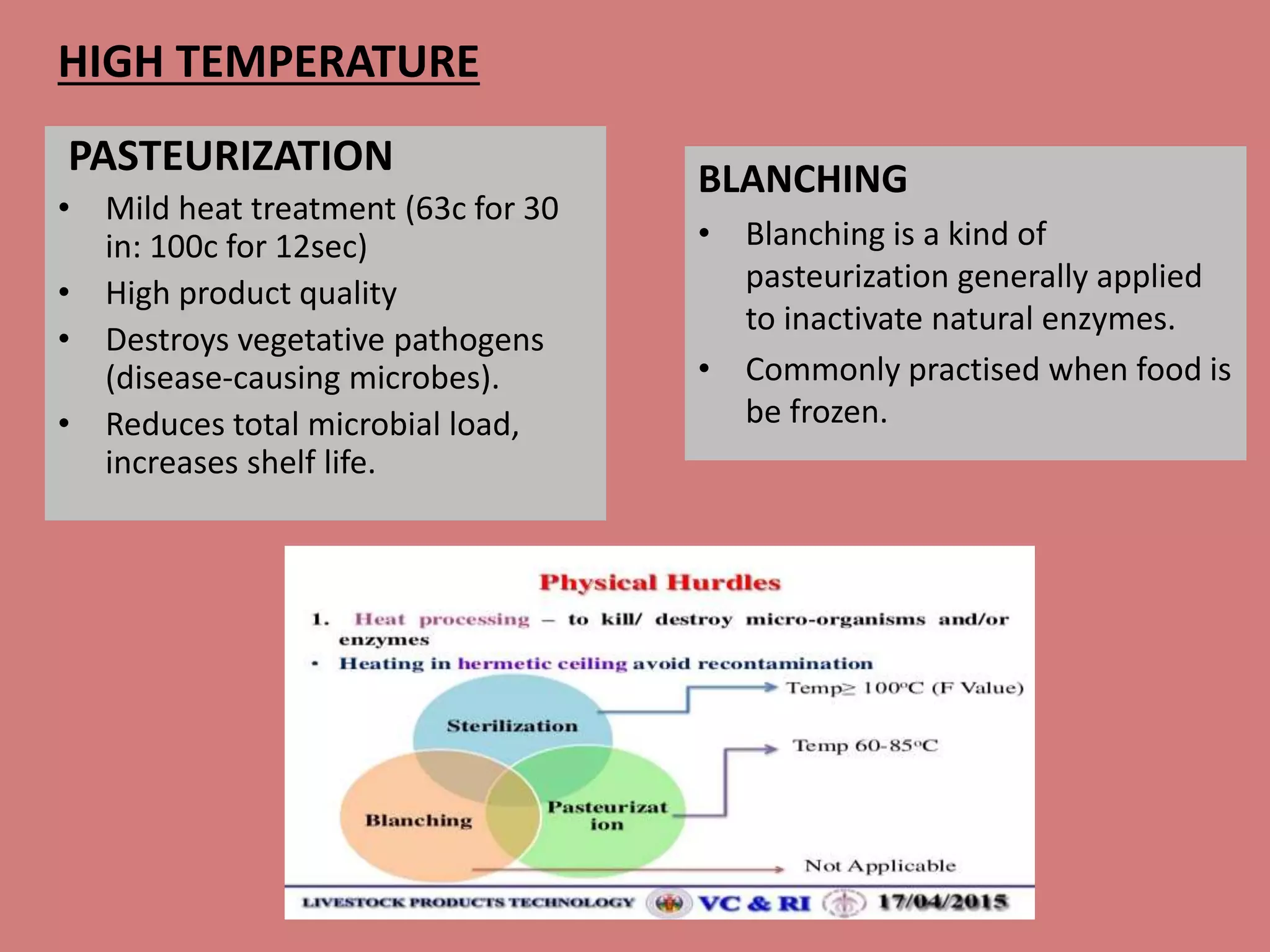Hurdle technology for food preservation | PPTX