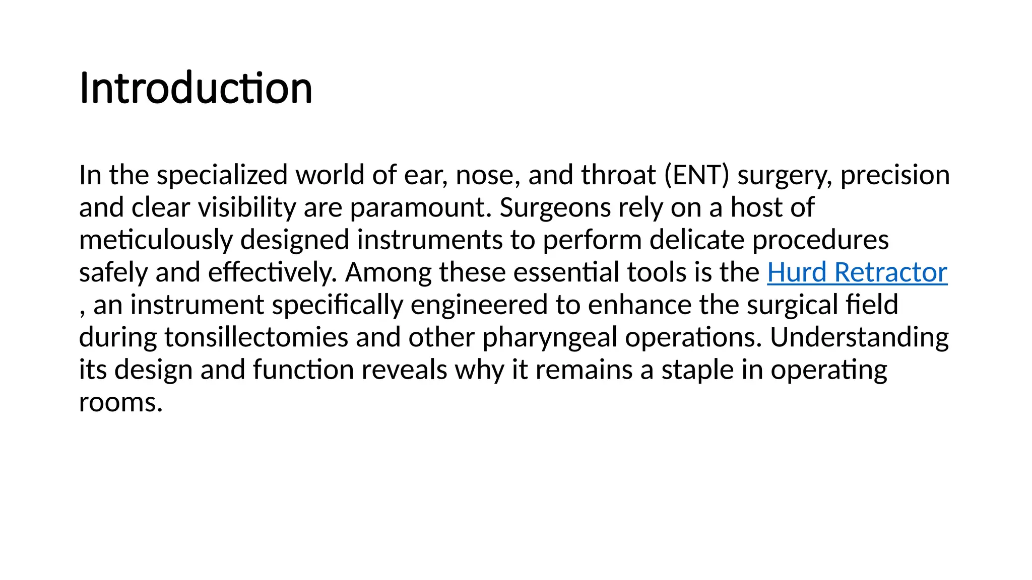 Hurd Retractor instrument by greymedical.pptx