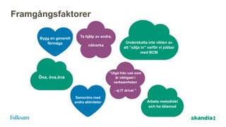 Hur etablerar man en effektiv kris och kontinuitetshantering | PPT