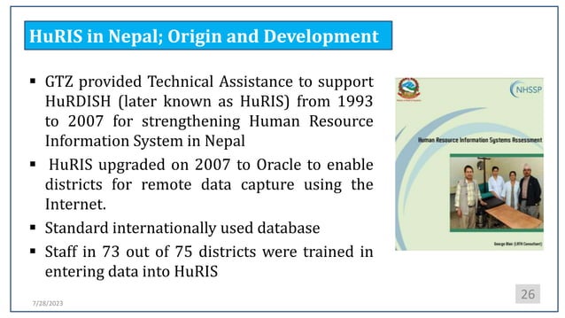 HuRIS and HMIS in Nepal.pptx | Operating Systems | Computer Software and Applications