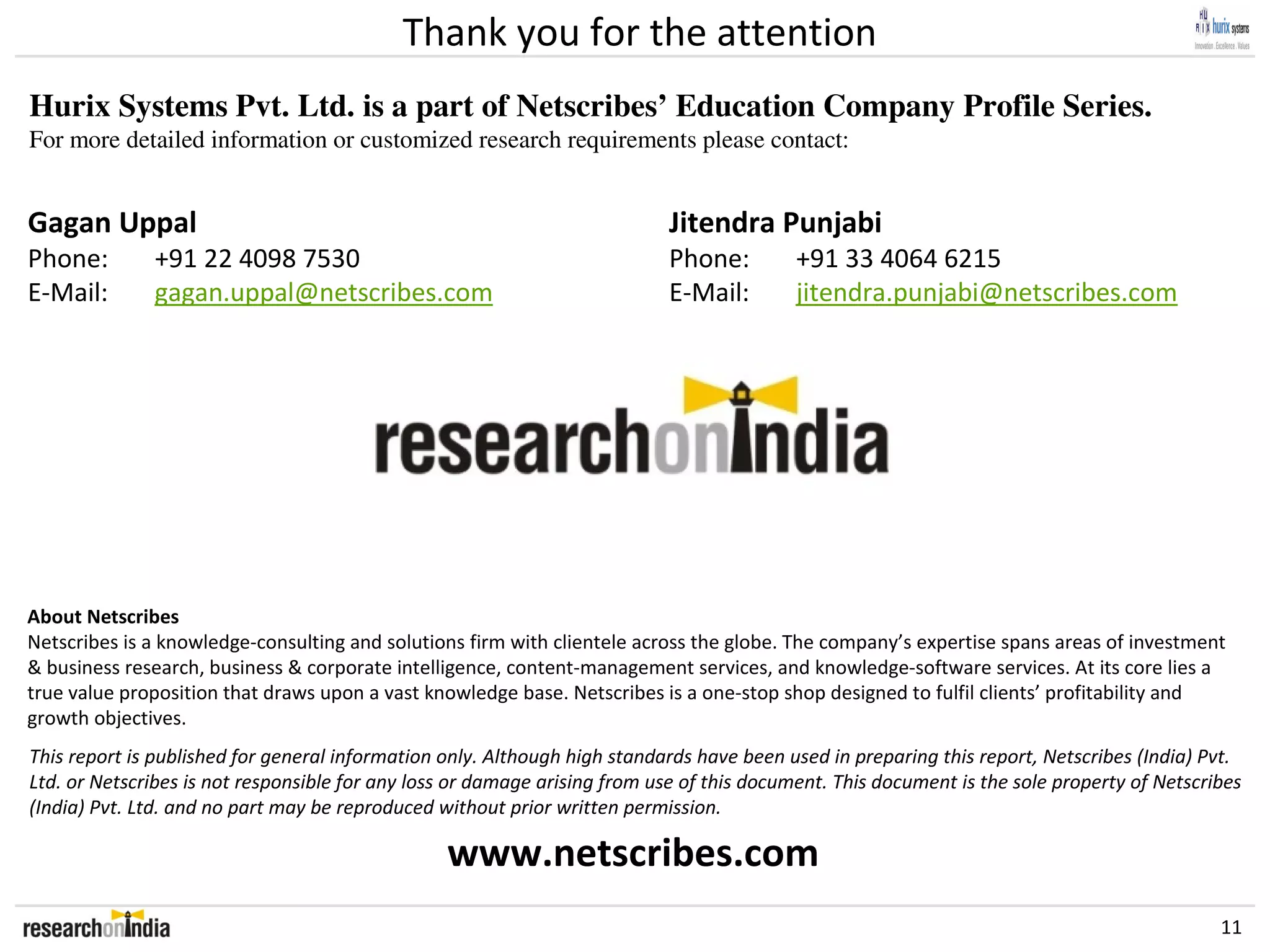 Hurix Systems Pvt. Ltd. - Company Porfile | PDF
