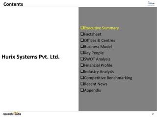 Hurix Systems Pvt. Ltd. - Company Porfile | PPT