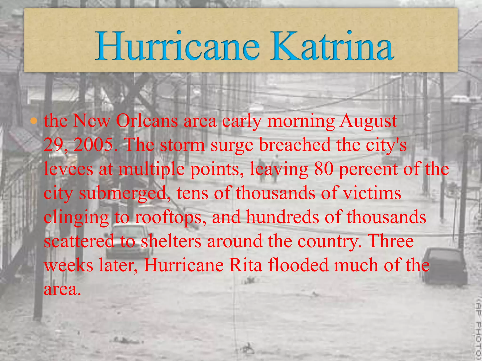 Hurricane Katrina | PPTX