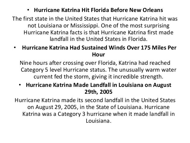 Timeline Of Hurricane Katrina Facts For Kids – KSDHG