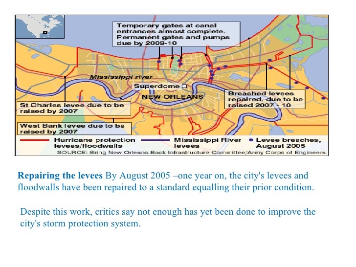 Hurricane Katrina Levees Diagram Maps And Charts That Explain