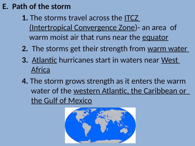 Hurricane-Notes-Powerpoint - for learning about hurricanes | PPT