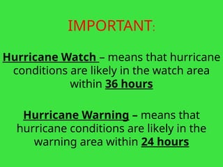 Hurricane-Notes-Powerpoint - for learning about hurricanes | PPT