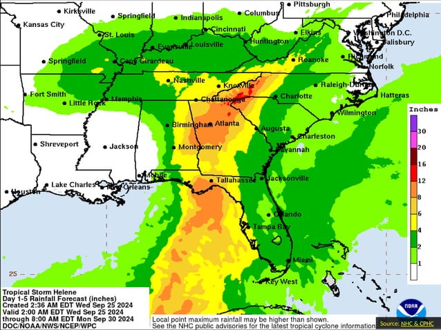 Tracking the Trajectory of Tropical Storm Helene .pptx
