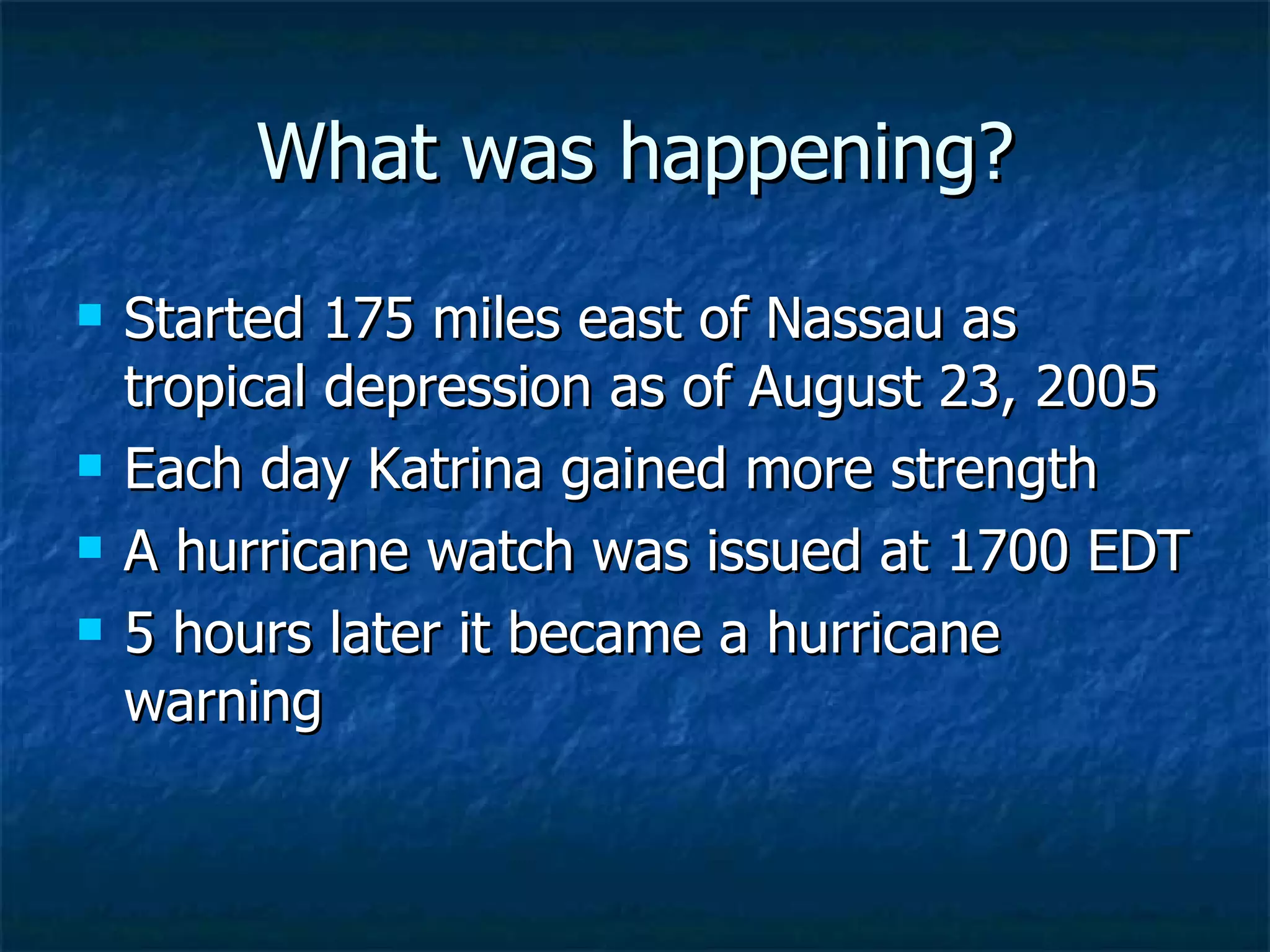 Hurricane Katrina | PPT