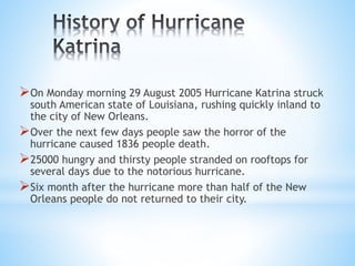Case Study of Hurricane katrina | PPTX