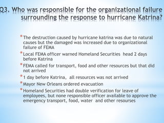 Case Study of Hurricane katrina | PPTX