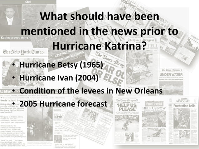 Hurricane katrina presentation (1) | PPT | Weather | Science