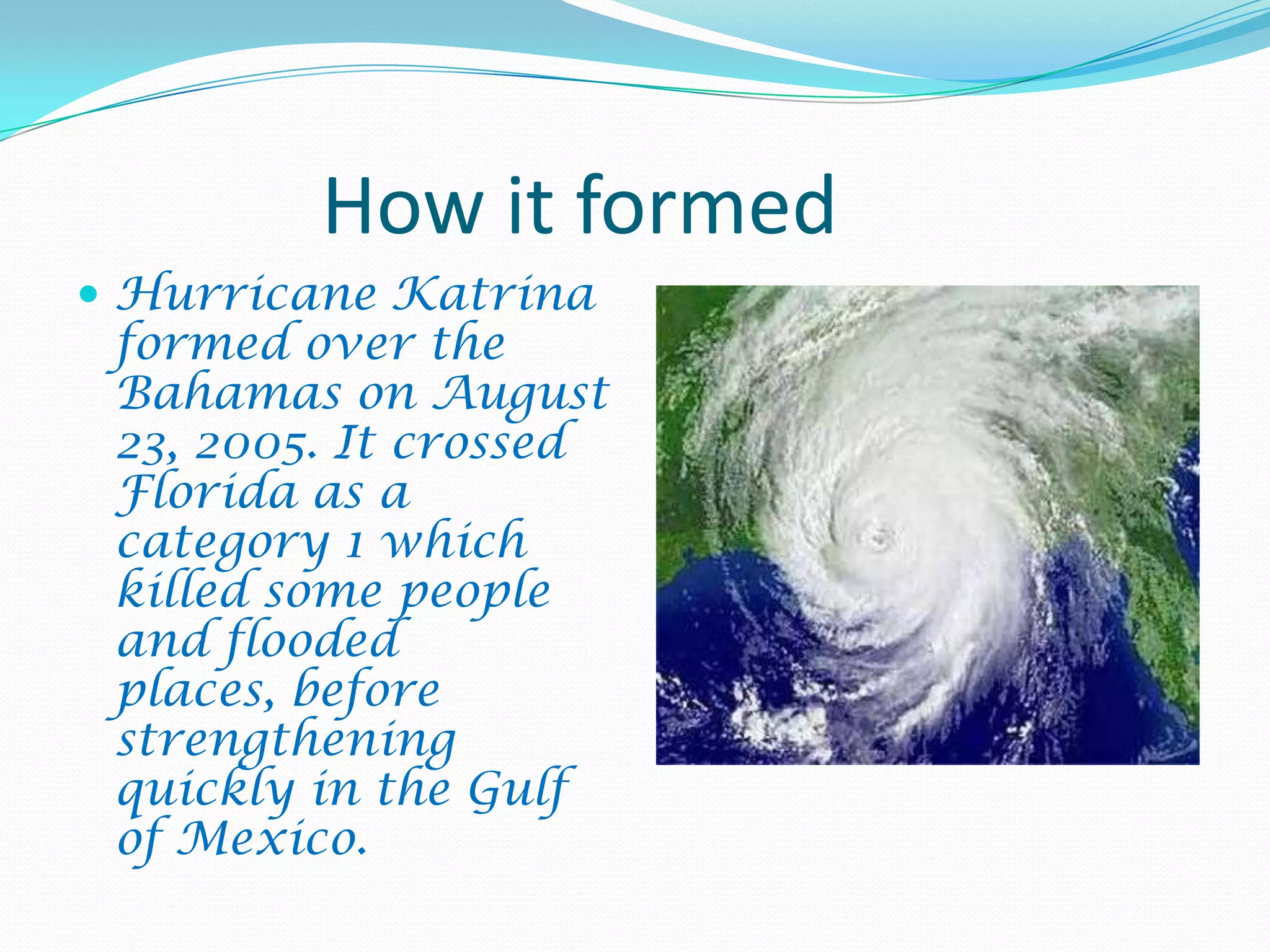 Hurricane Katrina Short Powerpoint | PPTX