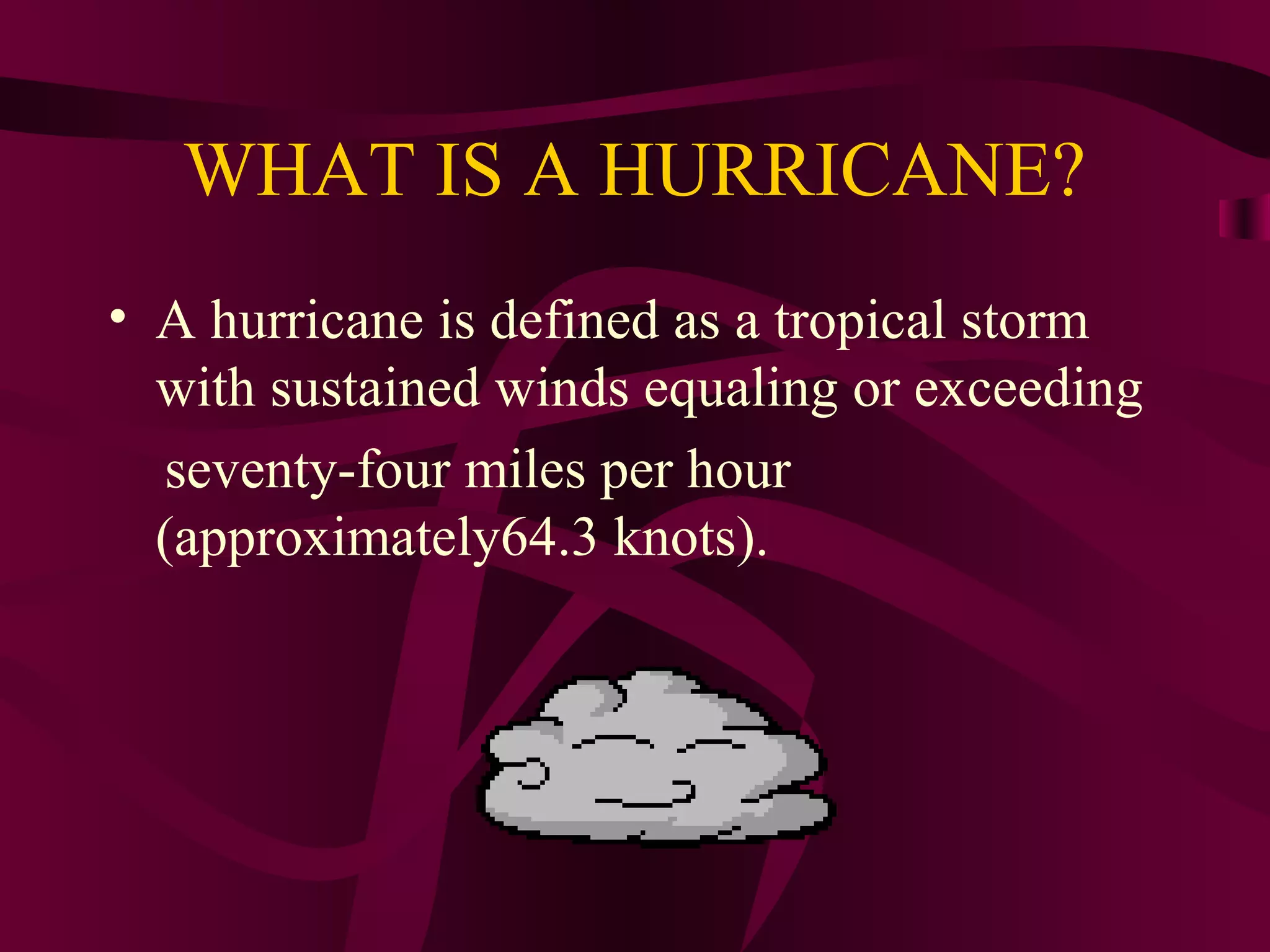 What is a Hurricane? | PPT