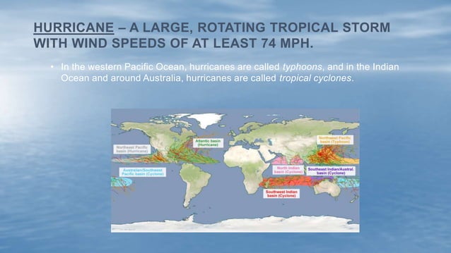 Hurricanes, Cyclones, and Typhoons 6.3 | PPTX