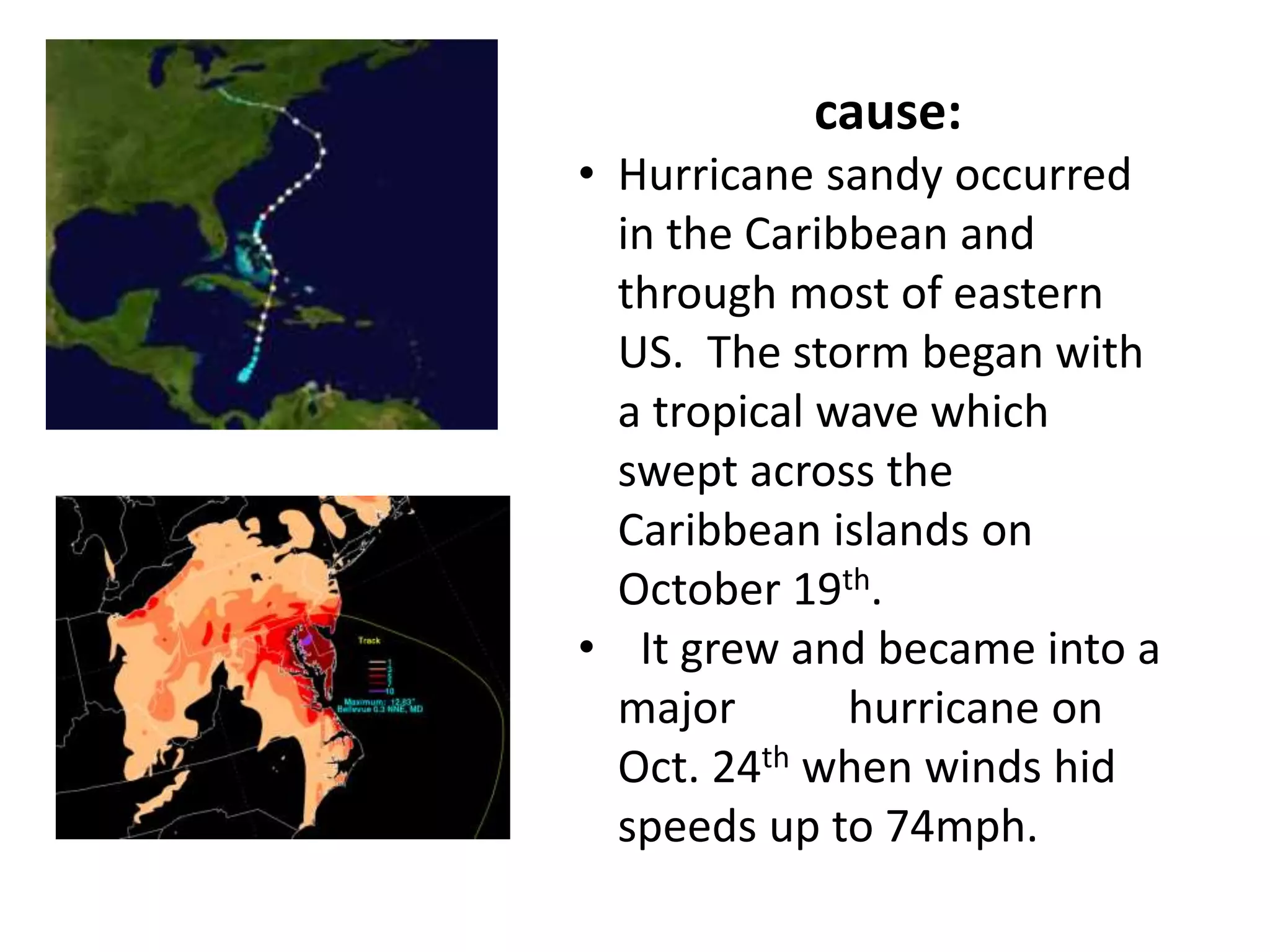 Hurricane sandy | PPTX
