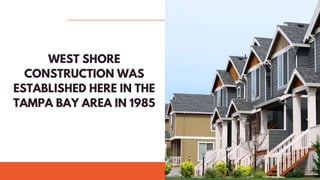 Hurricane Screens Tampa FL-West Shore Construction | PPT