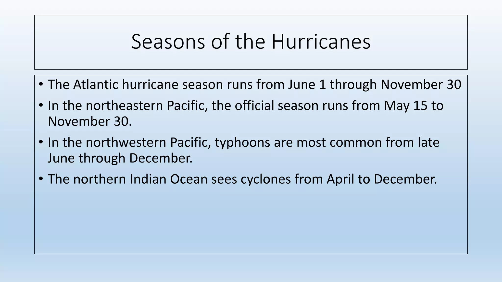 Hurricanes ppt | PPTX