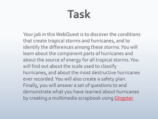 Hurricane web quest | PPT