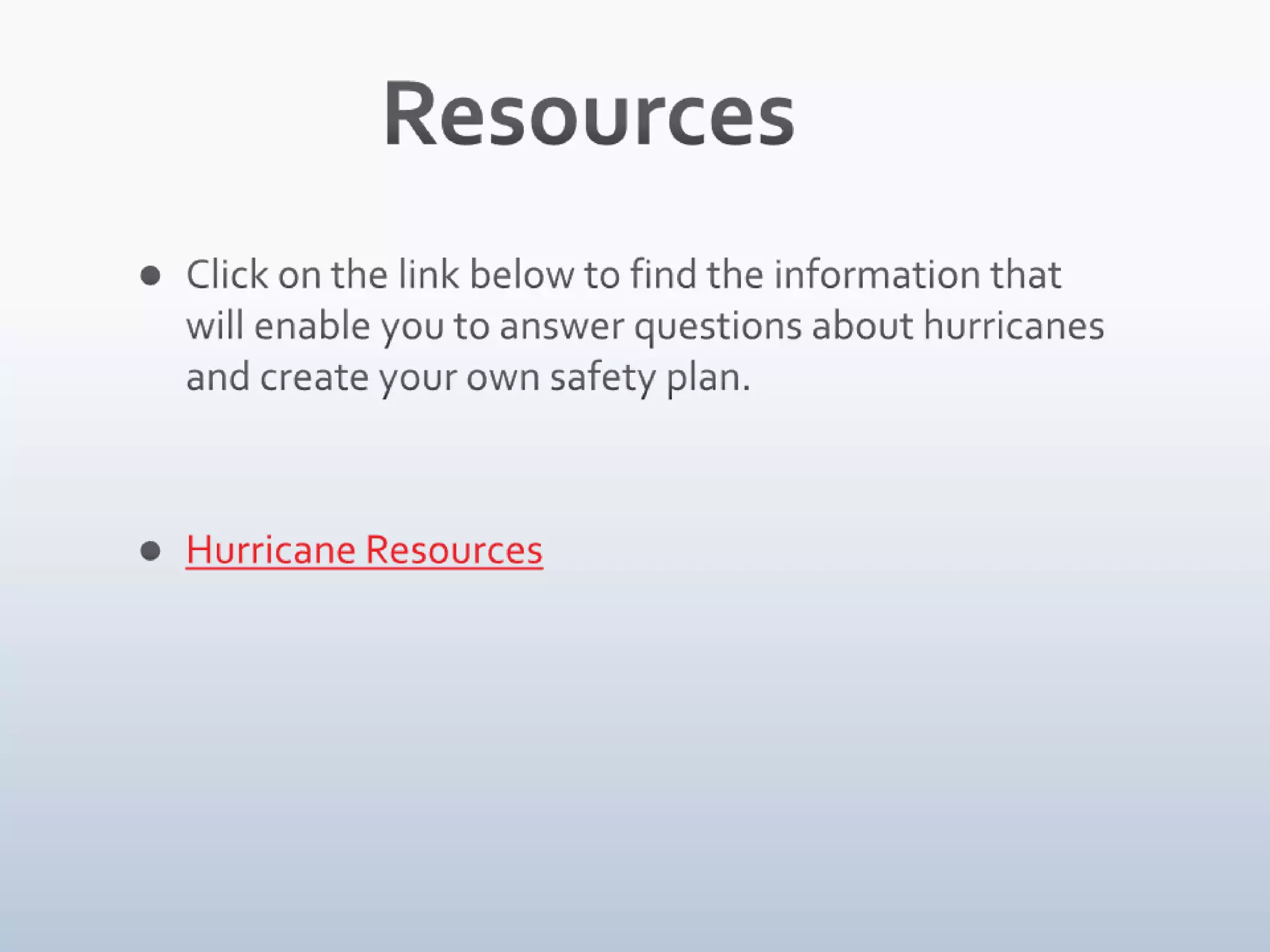 Hurricane web quest | PPT
