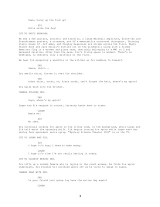 Hurry Up & Wait Pilot Script | PDF