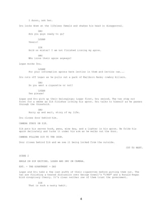 Hurry Up & Wait Pilot Script | PDF