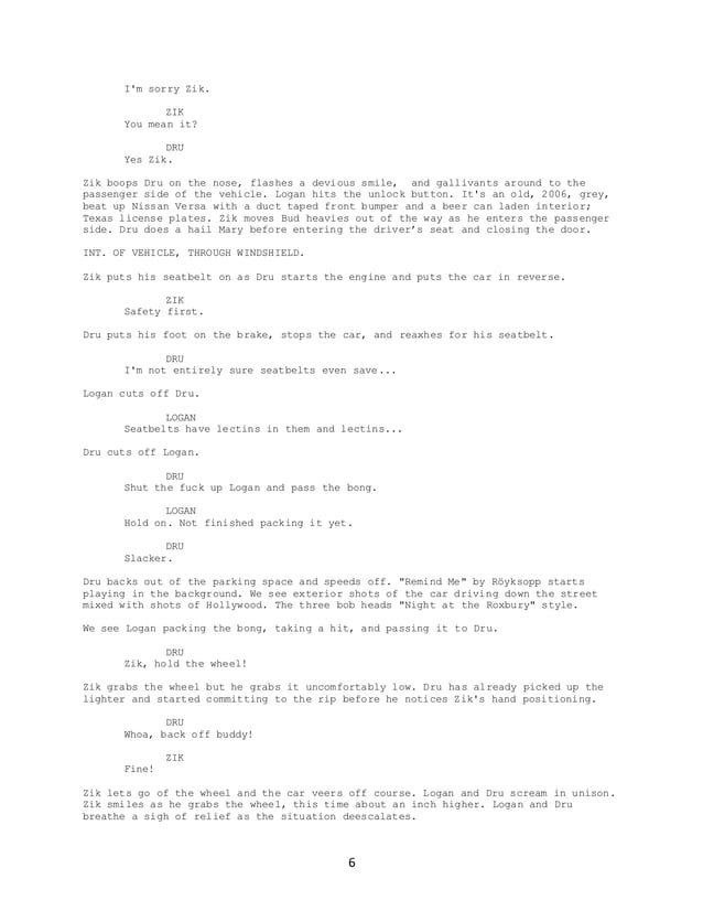 Hurry Up & Wait Pilot Script | PDF