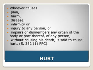Hurts and its kinds | PPTX