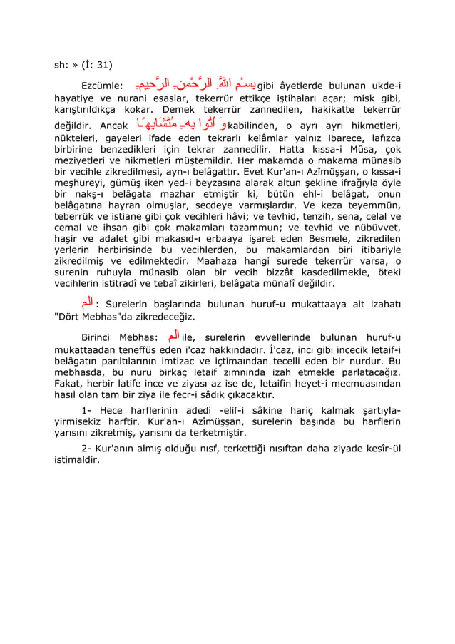 Huruf U Mukattaa | DOC