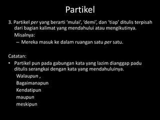 Bahasa Indonesia - Huruf dan kata | PPTX