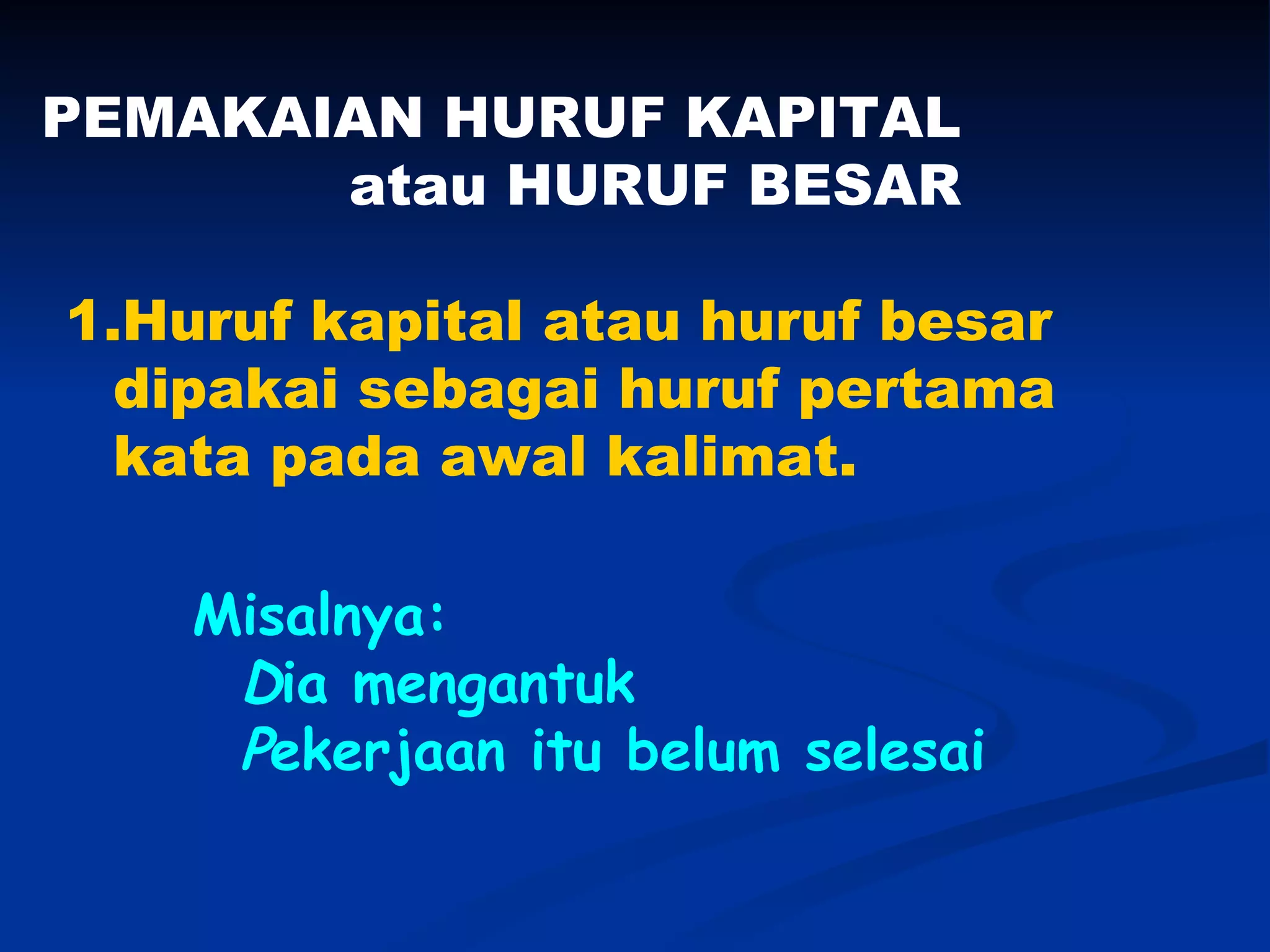 Huruf kapital | PPT