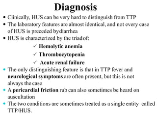 Hemolytic uremic syndrome | PPTX