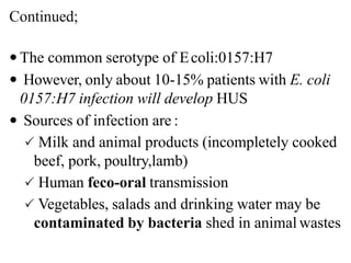 Hemolytic uremic syndrome | PPTX