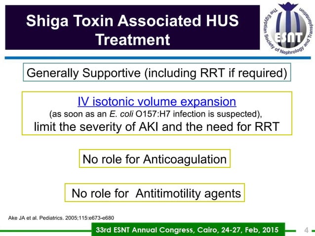 Hemolytic Uremic Syndrome Induced AKI (From Pathogenesis to Bedside ...