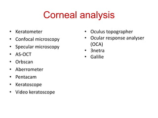 Anatomy Of Cornea | PPTX