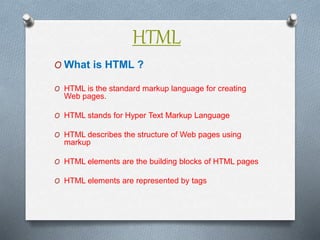 Hushang Gaikwad | PPTX | Web Design and HTML | Internet