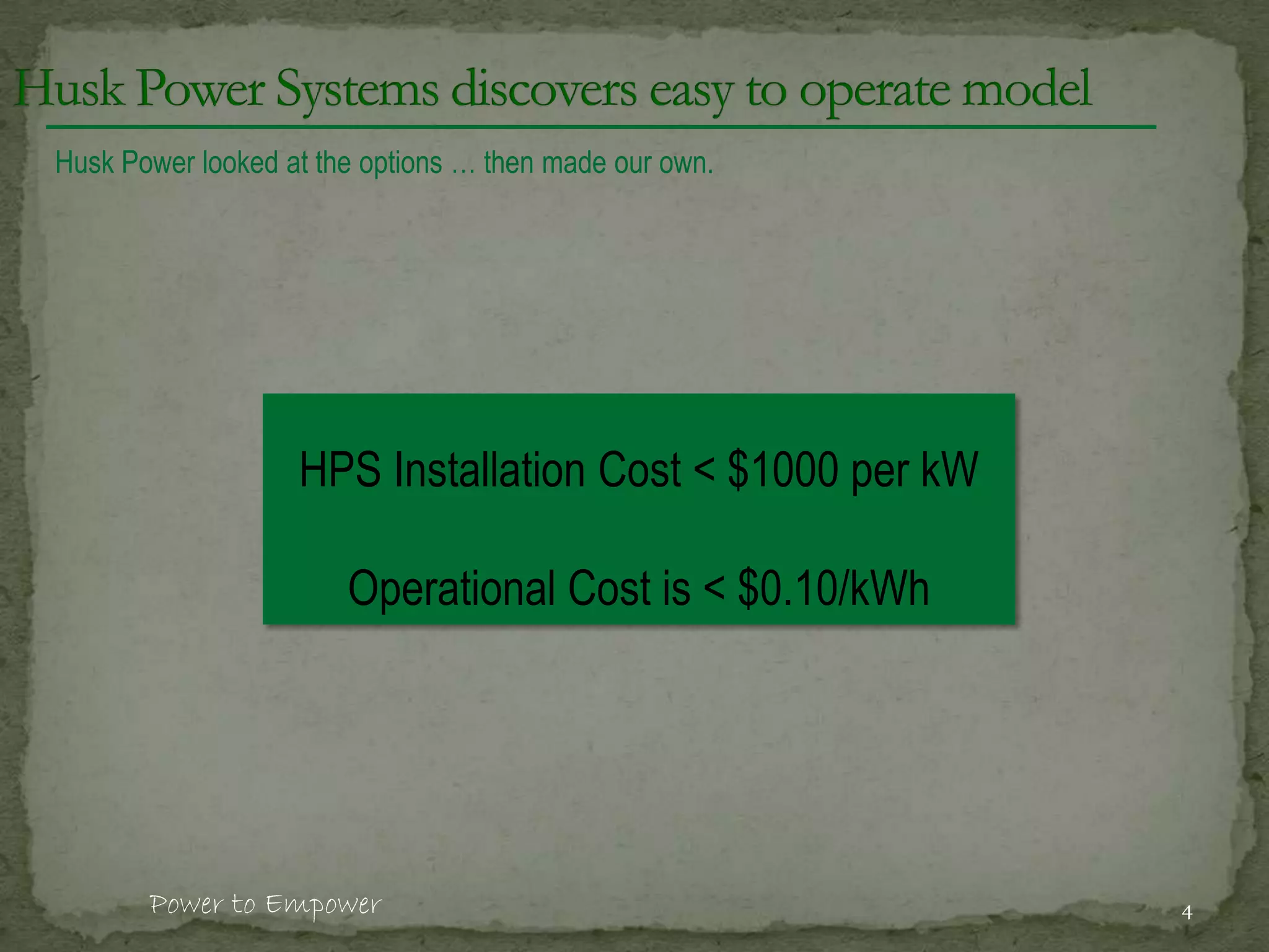 Husk power systems | PPTX