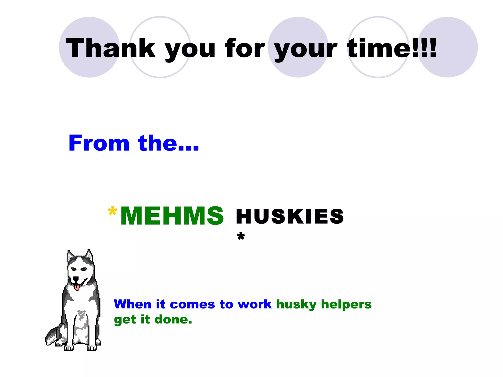 Husky helpers | PPT
