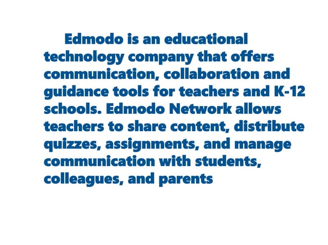 Edmodo | PPT