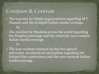 Hussain Hypocrisy | PPTX