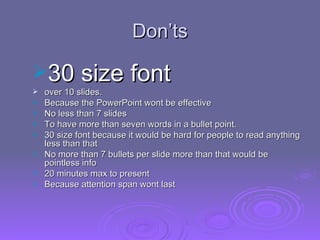 The rule of 7 adn 10/20/30 | PPT