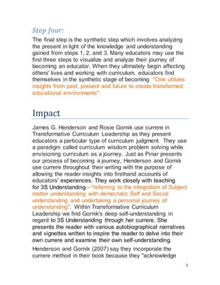 CURRERE as a Method of Teaching | DOCX