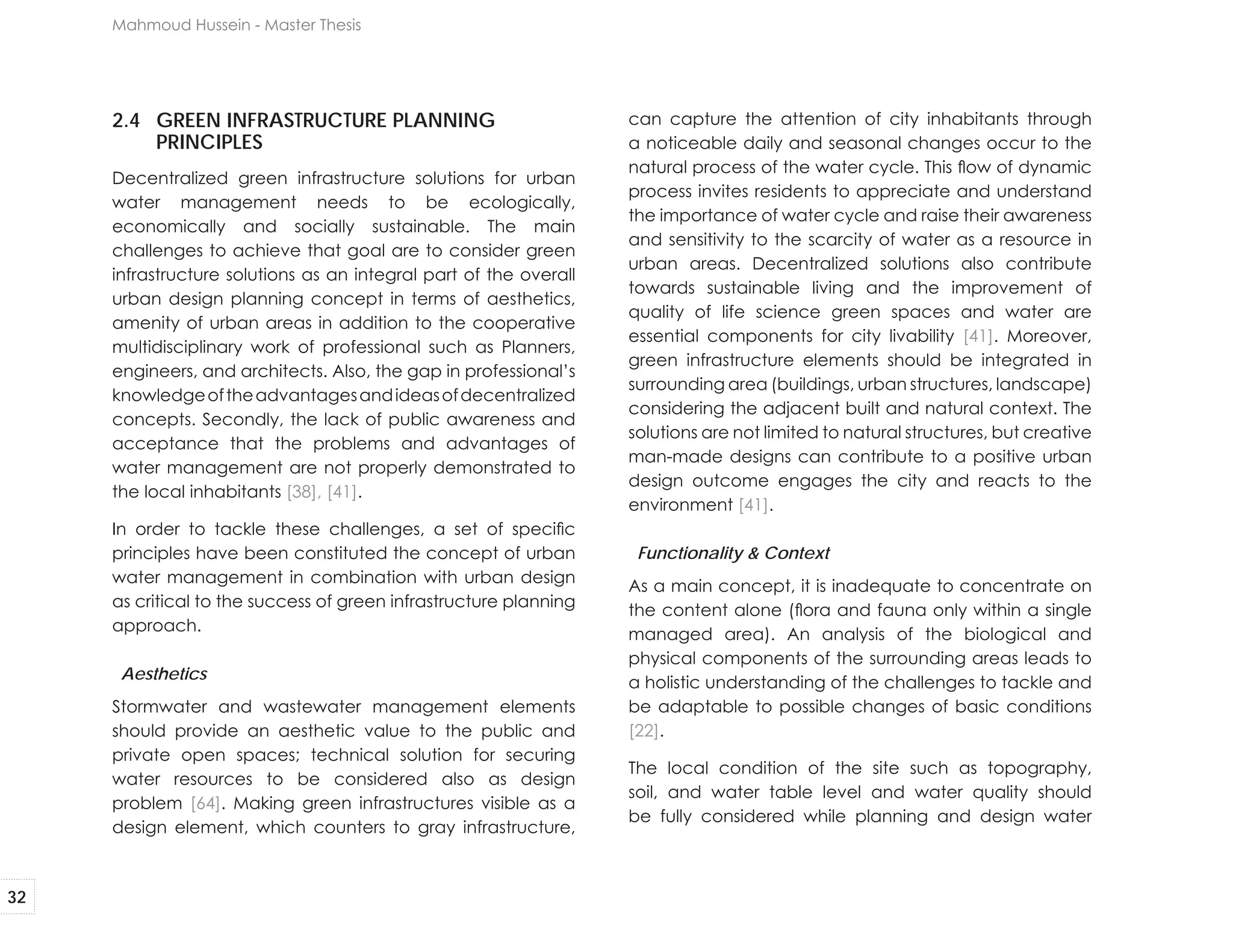 SUSTAINABLE REGENERATION OF URBAN GREEN AREAS IN EGYPT’S DESERT CITIES ...