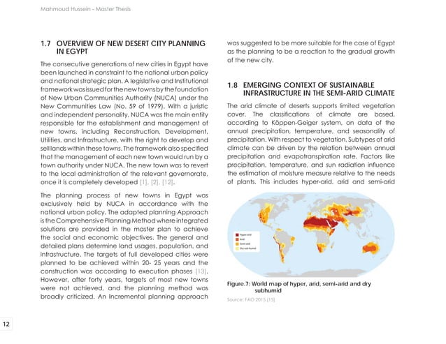 SUSTAINABLE REGENERATION OF URBAN GREEN AREAS IN EGYPT’S DESERT CITIES ...