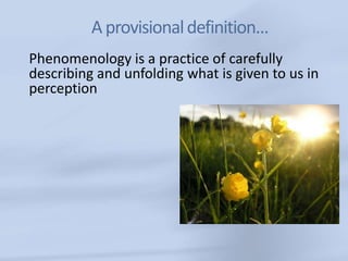 Husserl's phenomenology a short introduction for psychologists | PPTX ...